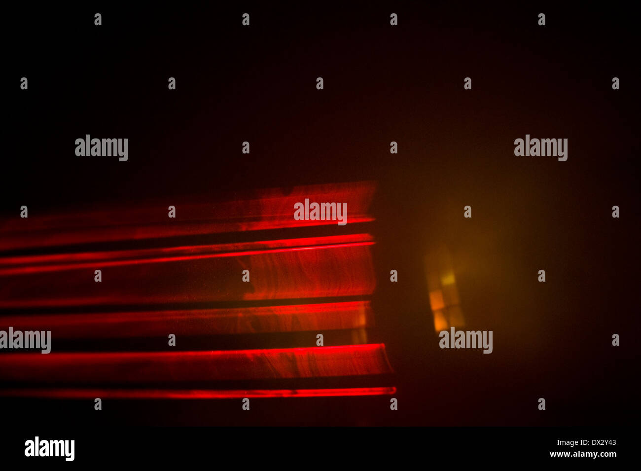 abstract laser light through smoke with window Stock Photo - Alamy