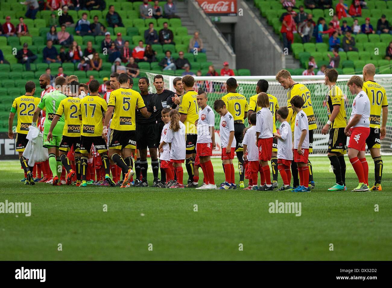 Melbourne, Victoria, Australia. 16th Mar, 2014. Heart and Phoenix ...