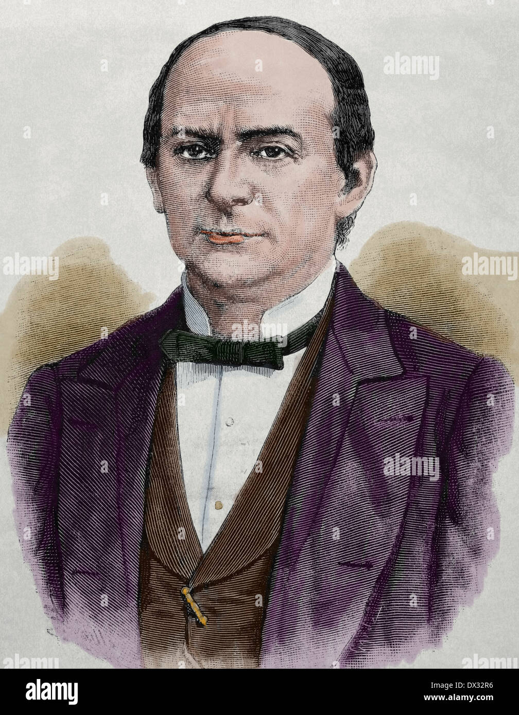 Sebastian Lerdo de Tejada (1823-1889). Jurist and Liberal president of ...