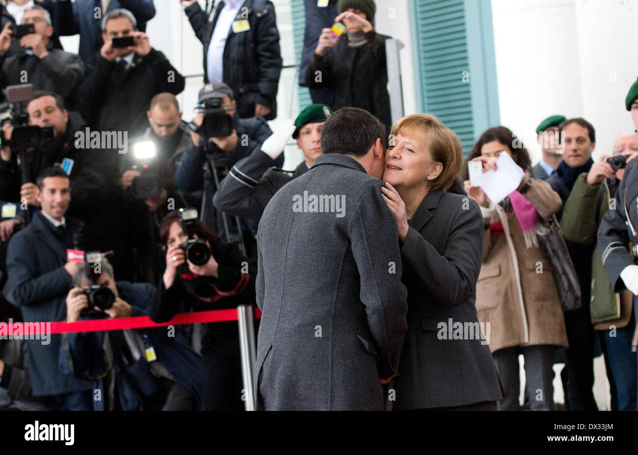 Berlin, Germany. 17th Mar, 2014. New Italian Prime Minister Matteo ...