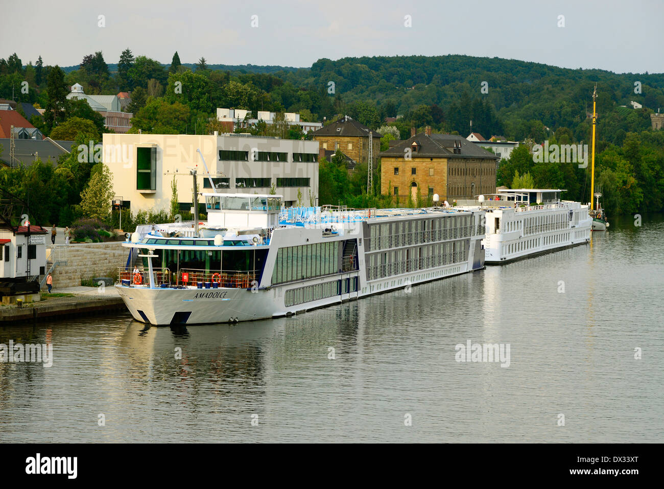 River Cruise Ships Main River Deutschland DE Europe Bavaria Lower ...