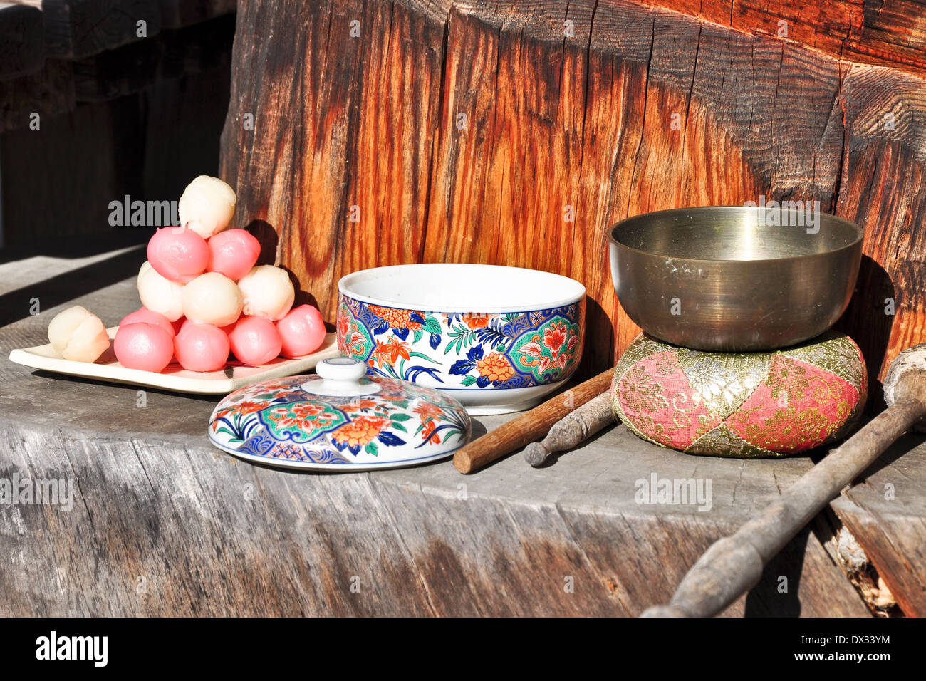 Offering in a japanese shinto shrine - Takayama, Japan Stock Photo ...