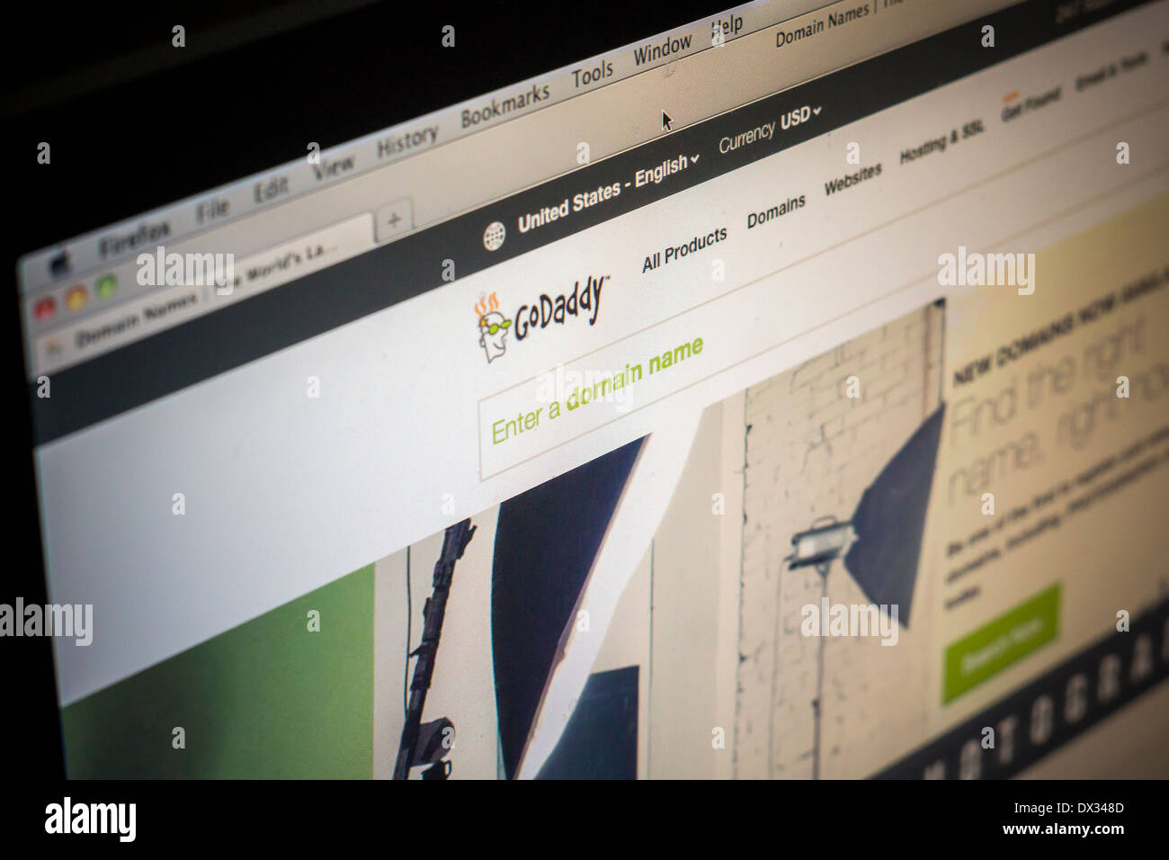 Godaddy logo hi-res stock photography and images - Alamy