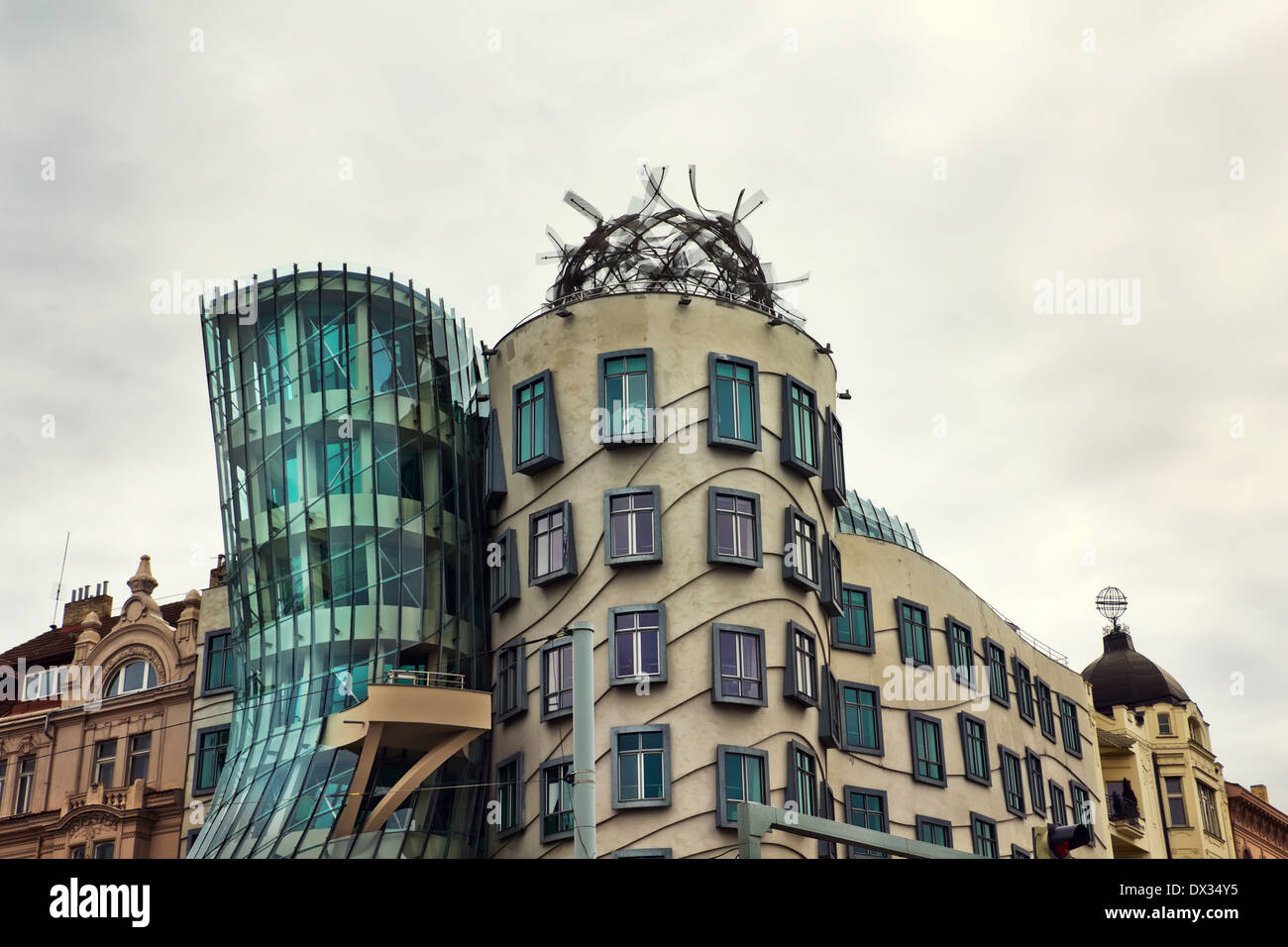 Dancing house frank gehry designed design hi-res stock photography and ...