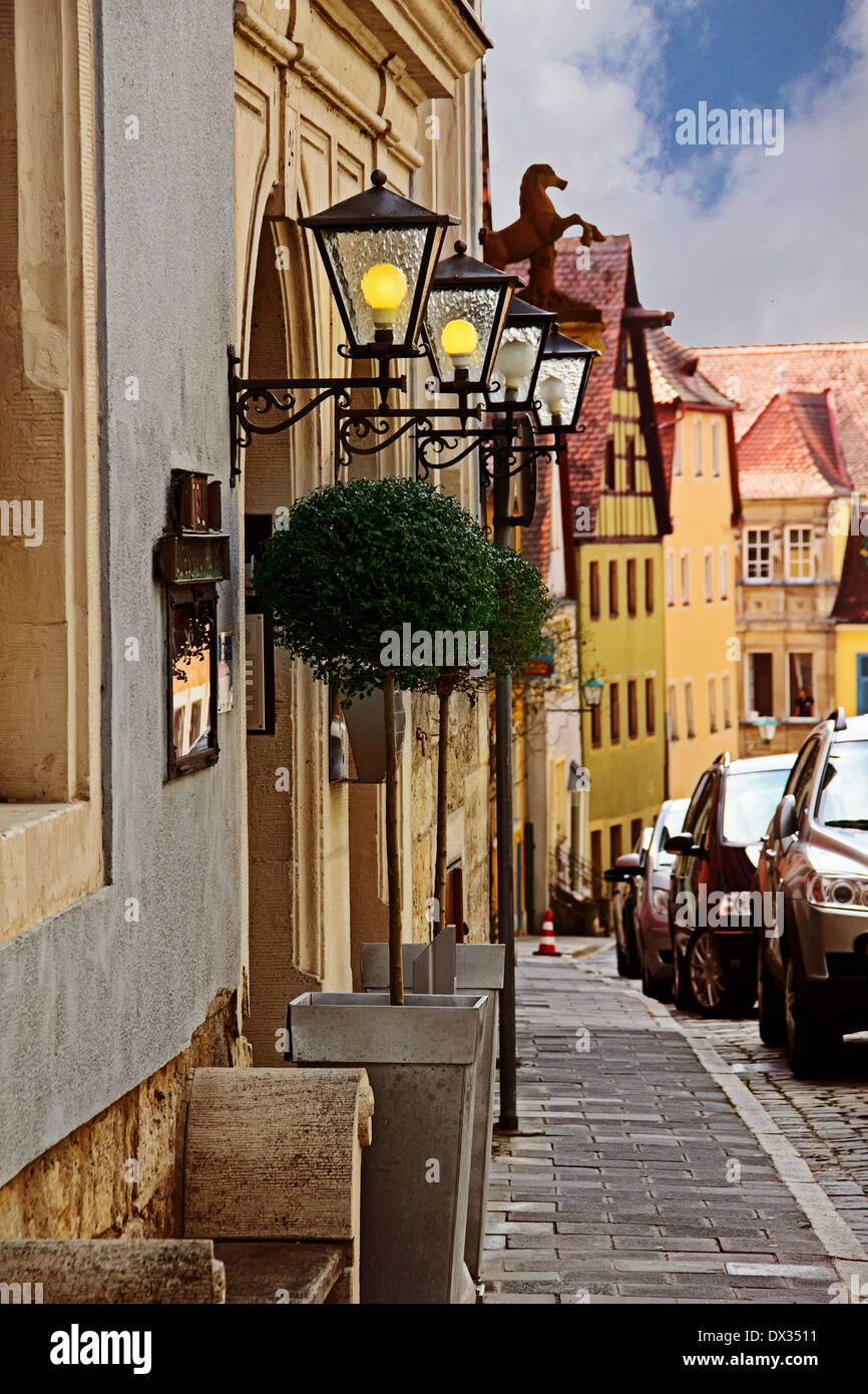 Old quaint german town hi-res stock photography and images - Alamy
