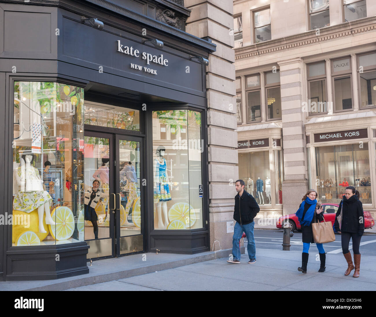 A Kate Spade store on Fifth Avenue in the Flatiron neighborhood of New ...