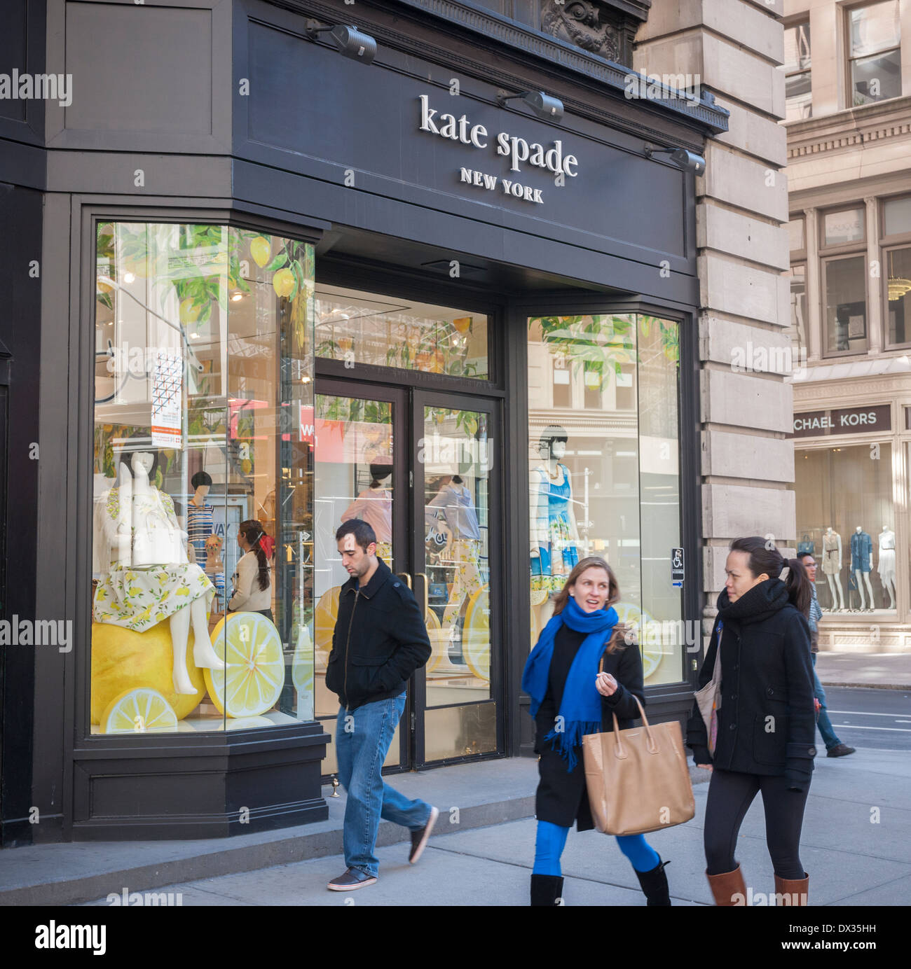A Kate Spade store on Fifth Avenue in the Flatiron neighborhood of New ...