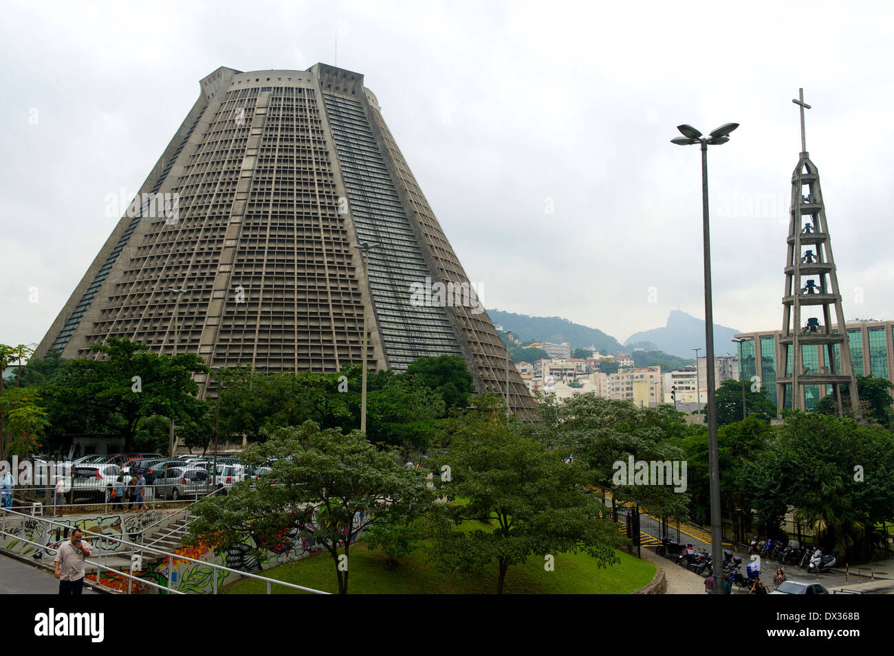 Brazil, Rio de Janeiro - Metropolitan Cathedral of saint Sebastian ...
