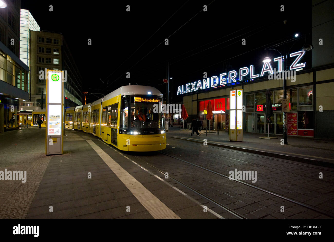 BVG Tram, Tw 8001 Stock Photo - Alamy