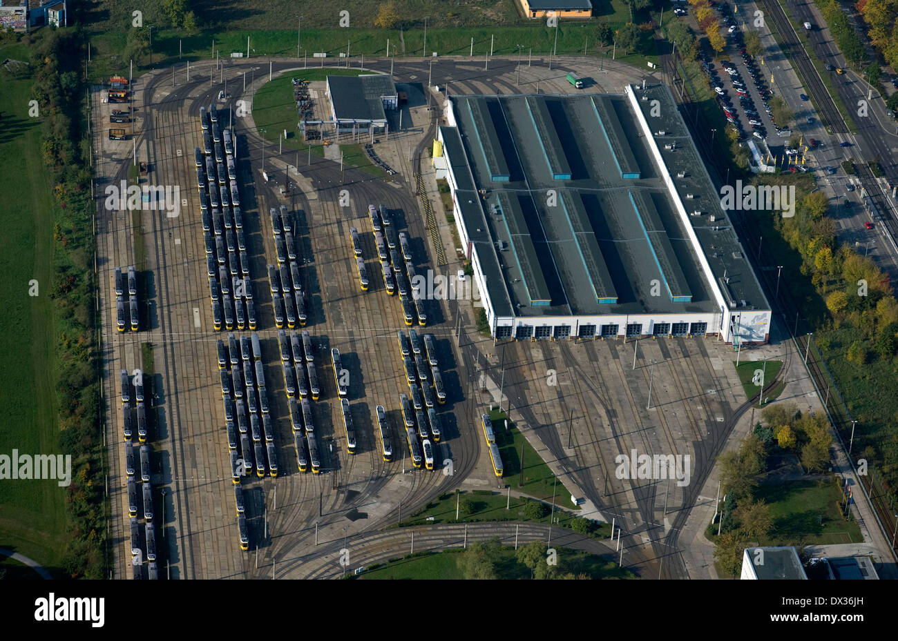 Tram depot Stock Photo, Royalty Free Image: 67683241 - Alamy