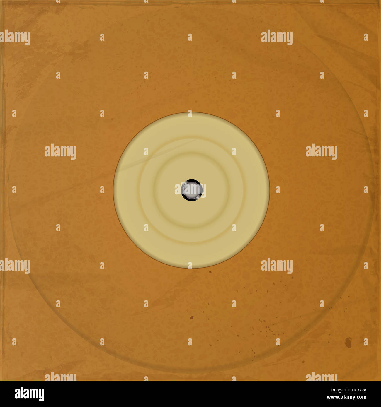 Vinyl Record in an Old Brown Paper Sleeve Stock Photo - Alamy
