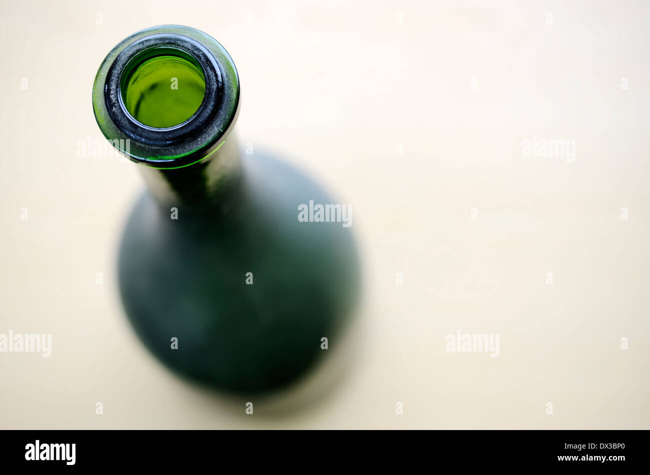 a green bottleneck against light background with room for text Stock ...
