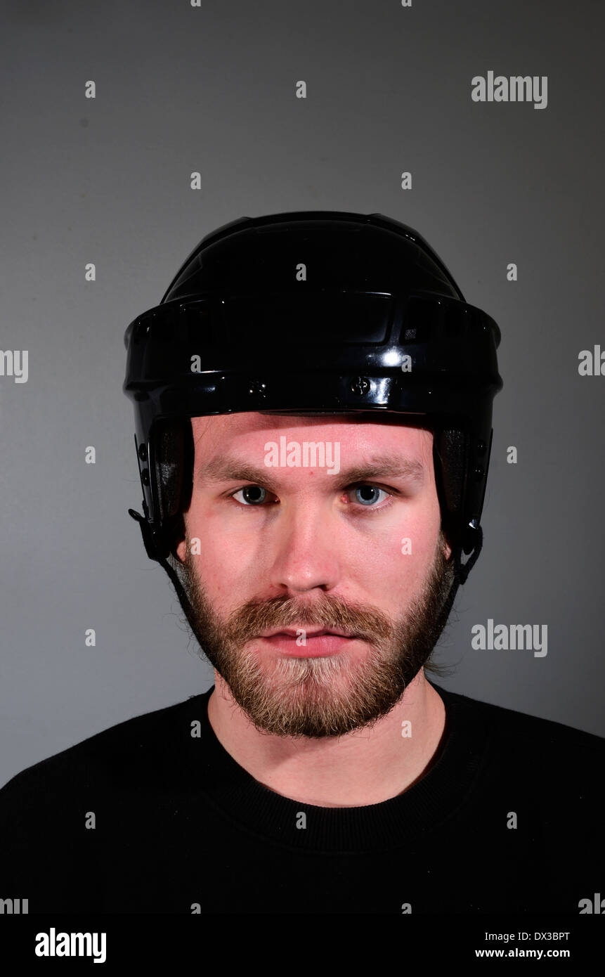 Helmet beard head shot hi-res stock photography and images - Alamy