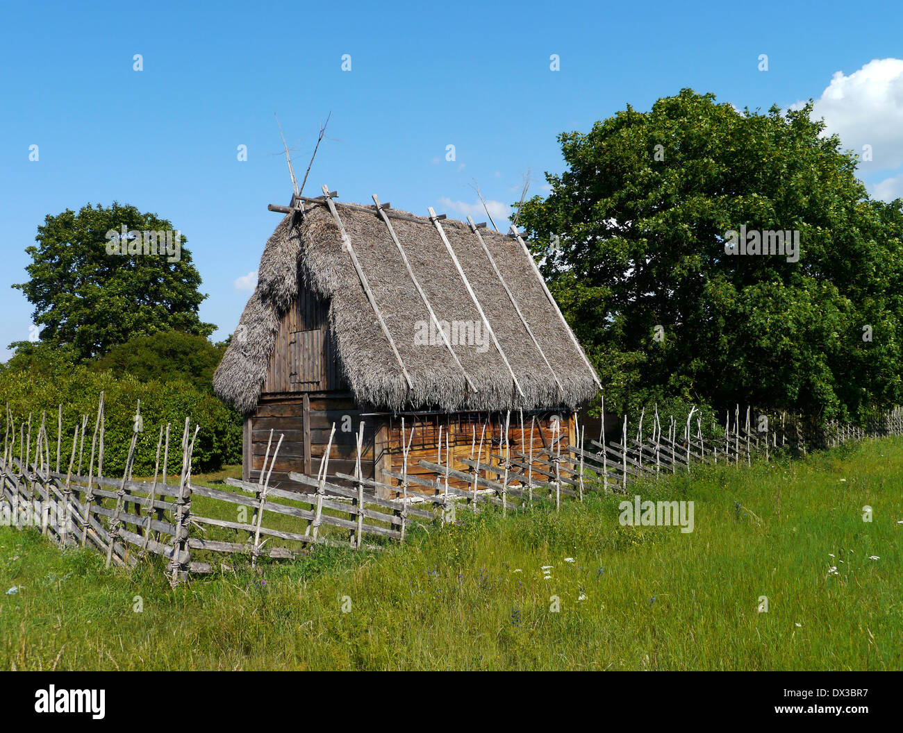 old farmers cottage, gotland, gotlands län, sweden Stock Photo - Alamy