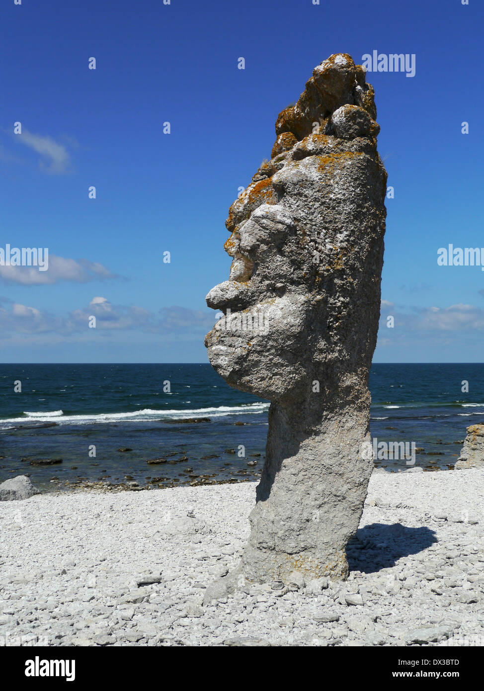 raukar at langhammar on fårö, gotlands län, sweden Stock Photo - Alamy
