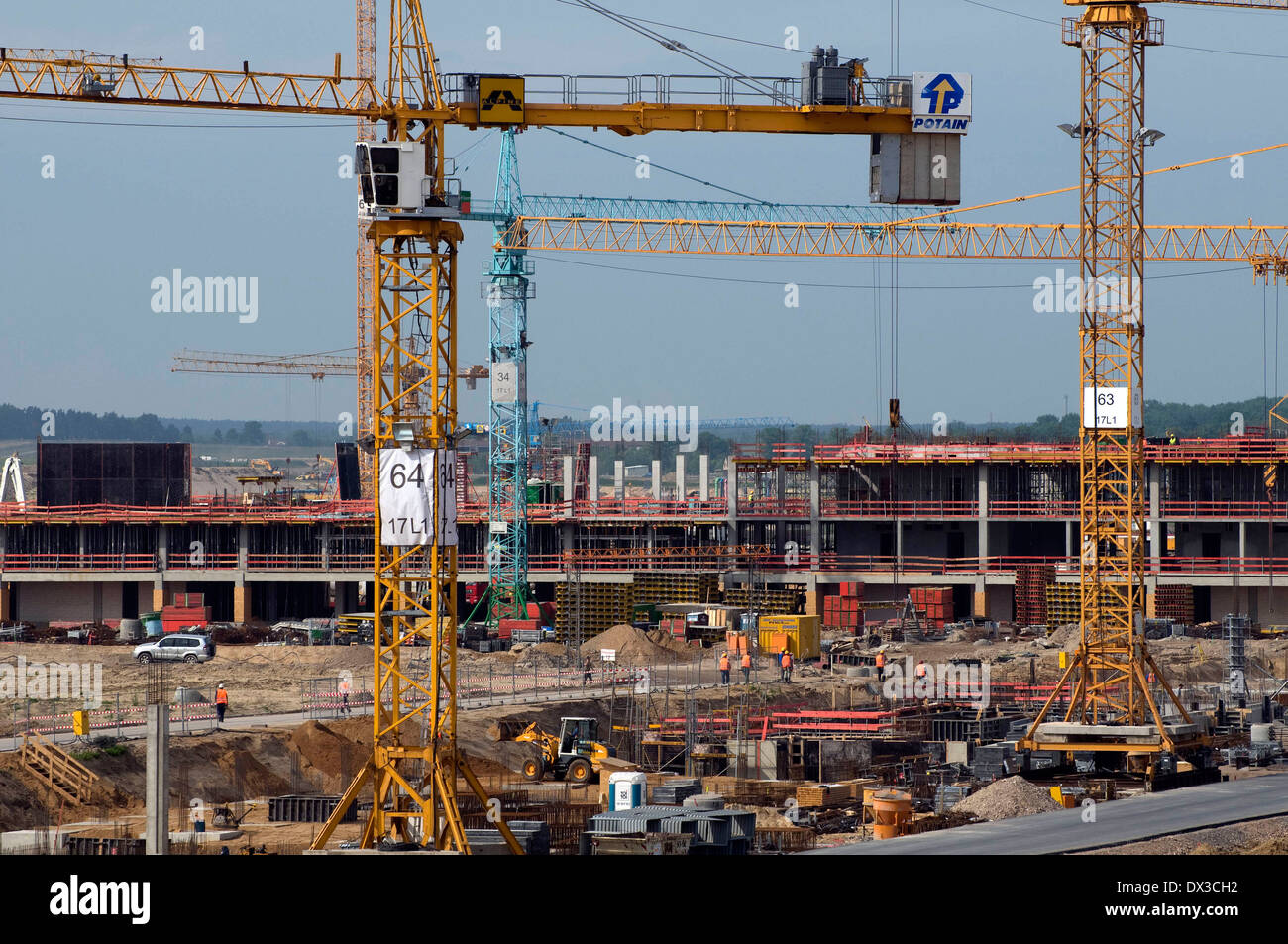 BBI construction site Stock Photo - Alamy