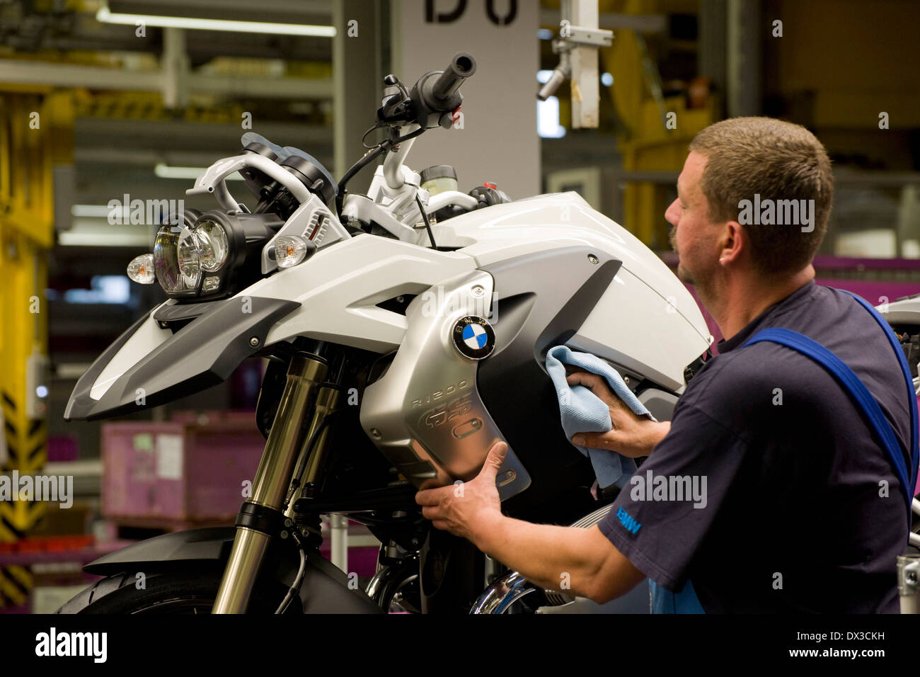 BMW Motorrad plant in Berlin Stock Photo - Alamy
