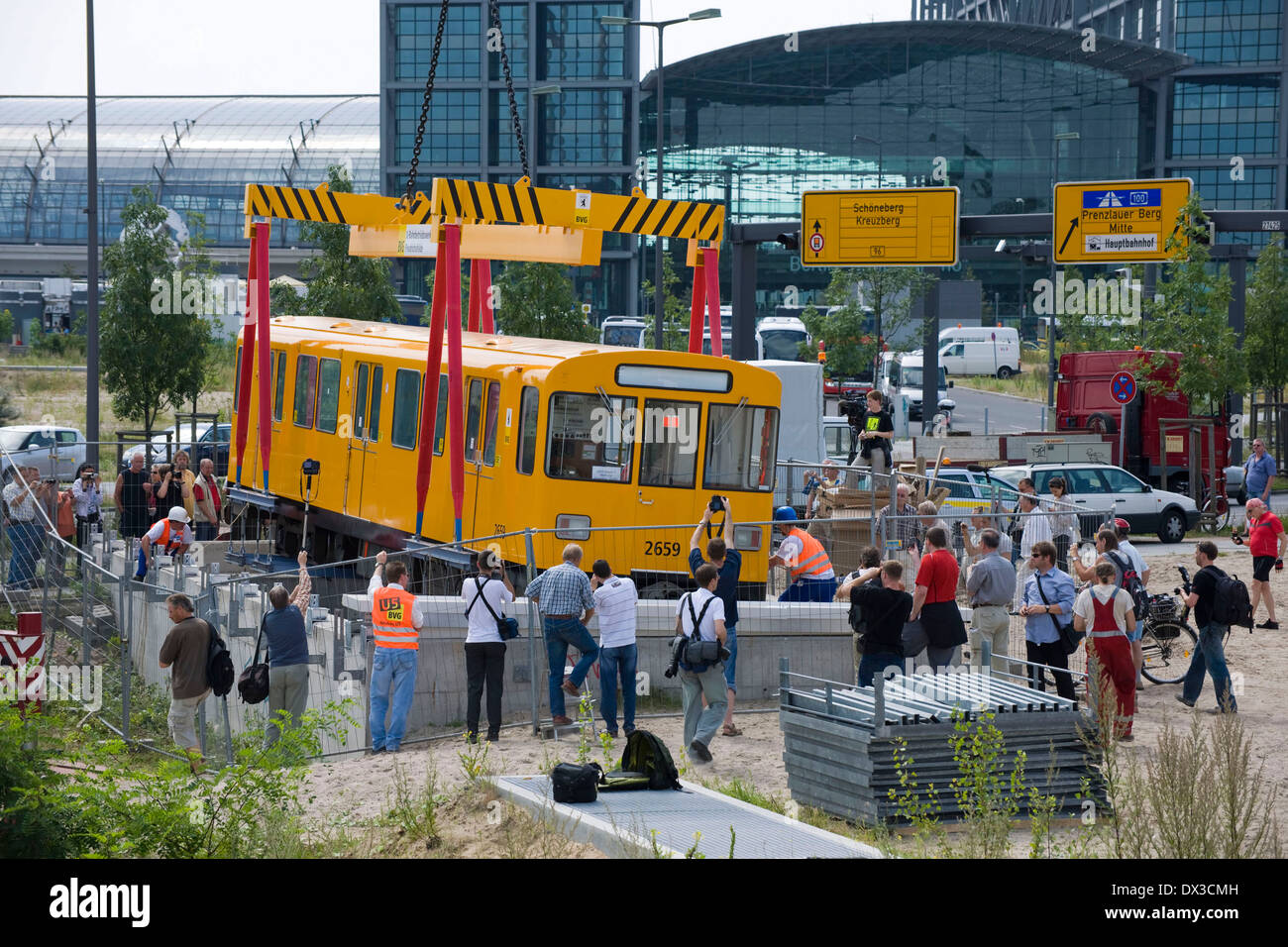 Underground line U55 Stock Photo - Alamy