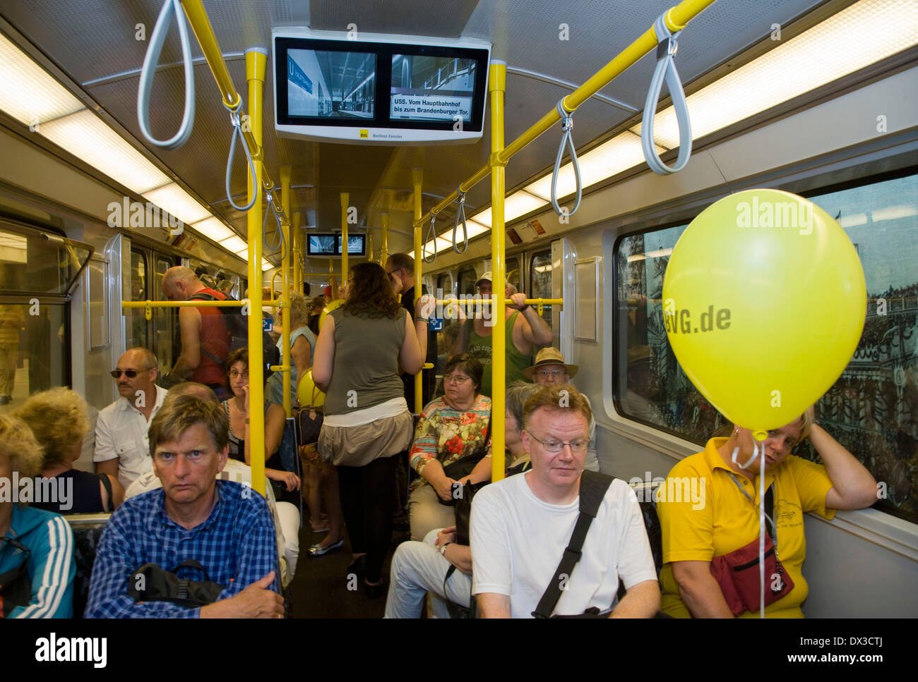 Underground line U55 Stock Photo - Alamy