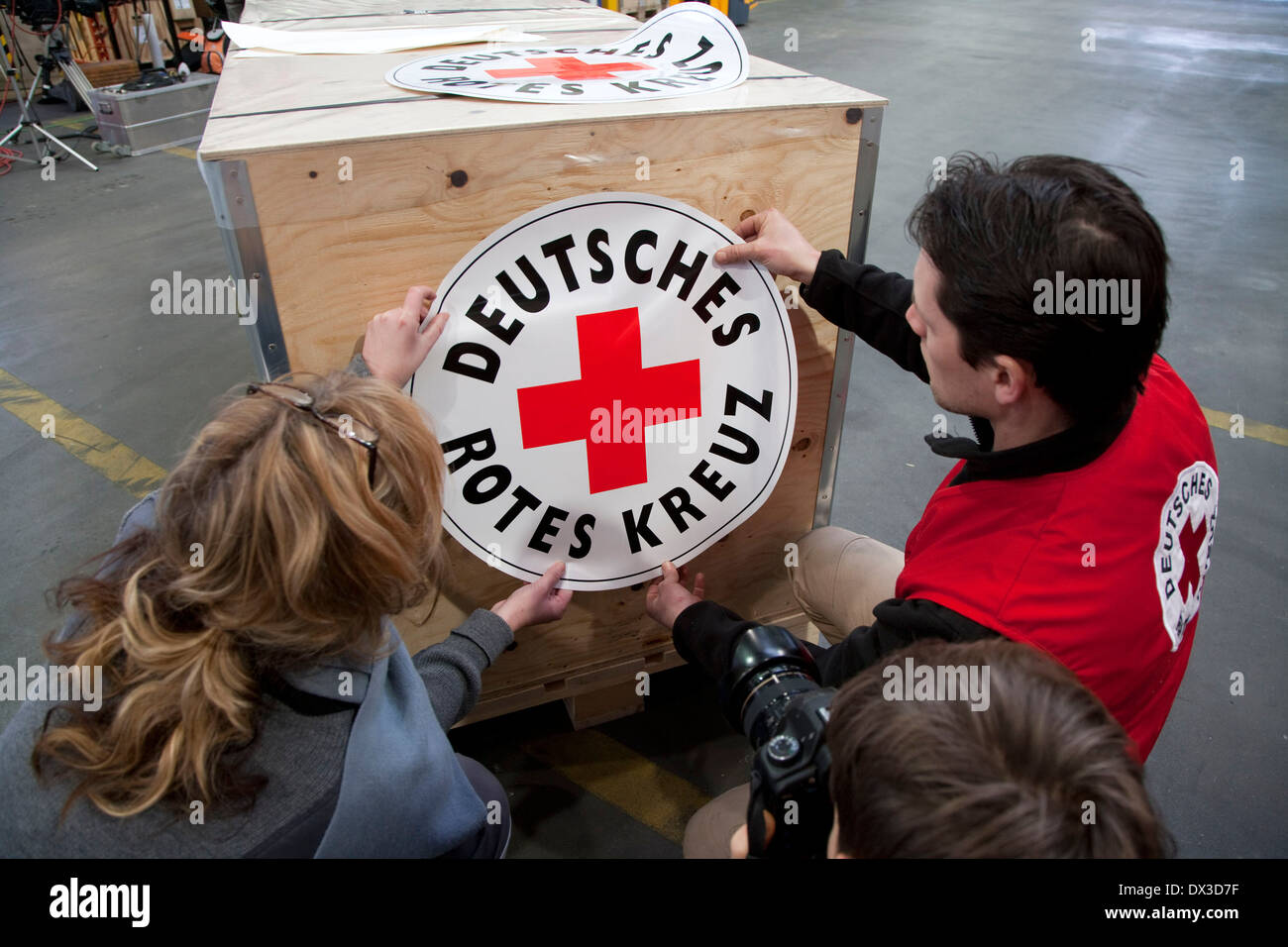 German Red Cross Stock Photo - Alamy