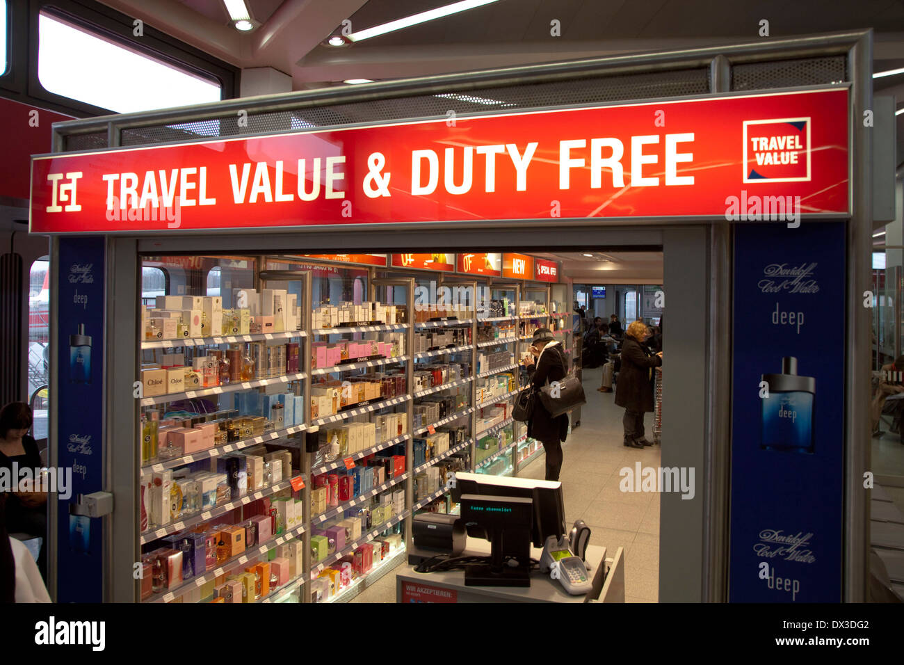 Duty-free shop Stock Photo - Alamy