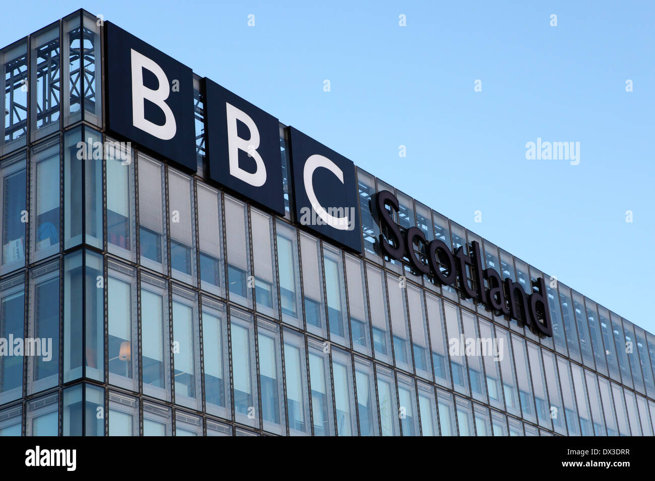 The BBC Scotland building in Glasgow, Scotland Stock Photo - Alamy