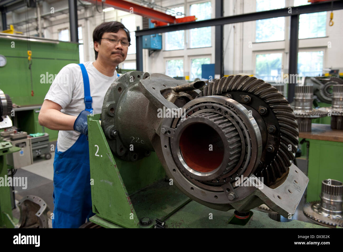 BVG U -Bahn main workshop Stock Photo - Alamy