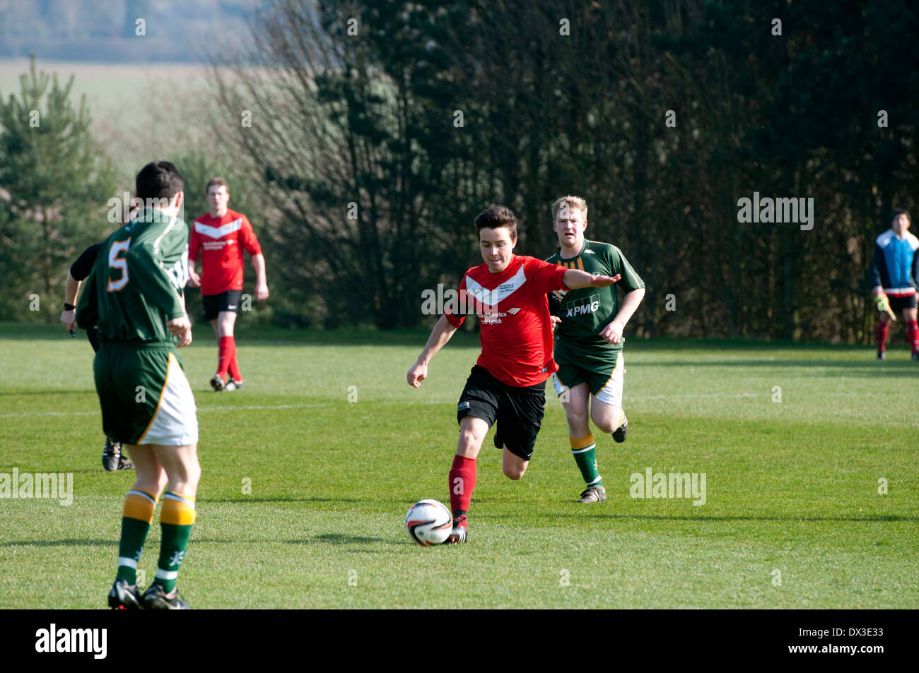 University sport. Men`s football Stock Photo - Alamy