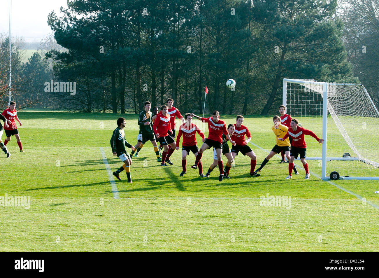 University sport. Men`s football Stock Photo - Alamy
