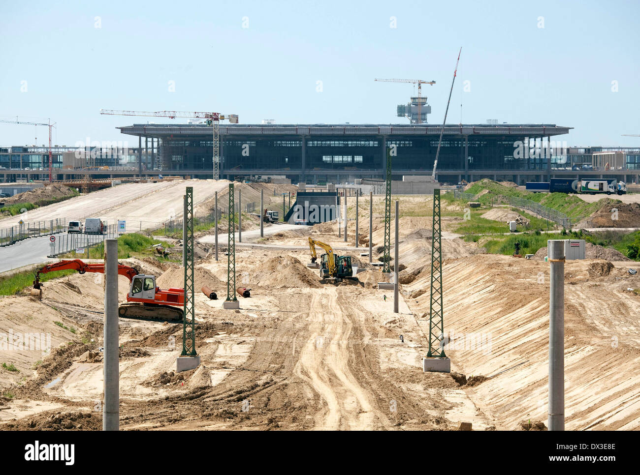 BBI construction site Stock Photo - Alamy