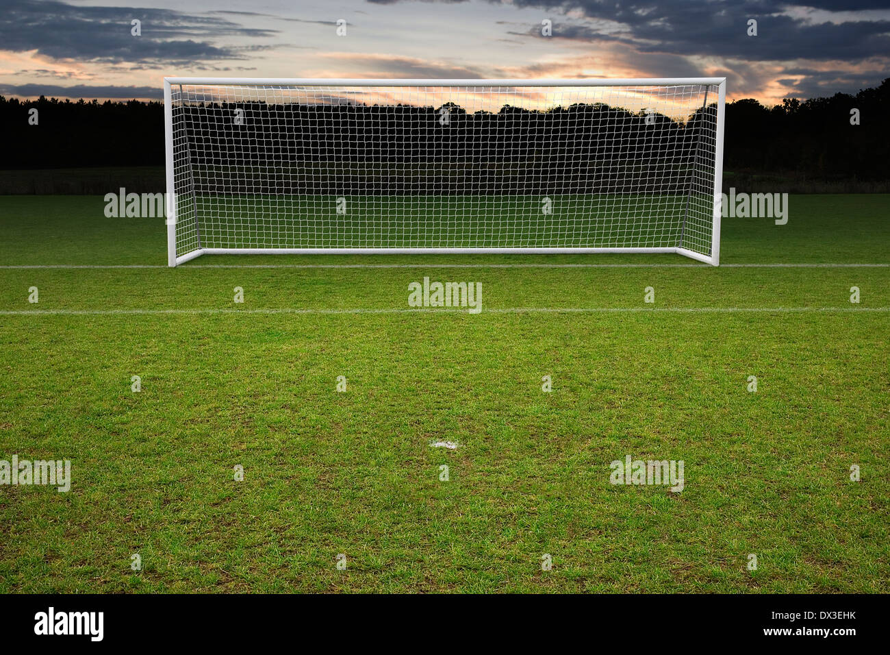Empty goal hi-res stock photography and images - Alamy