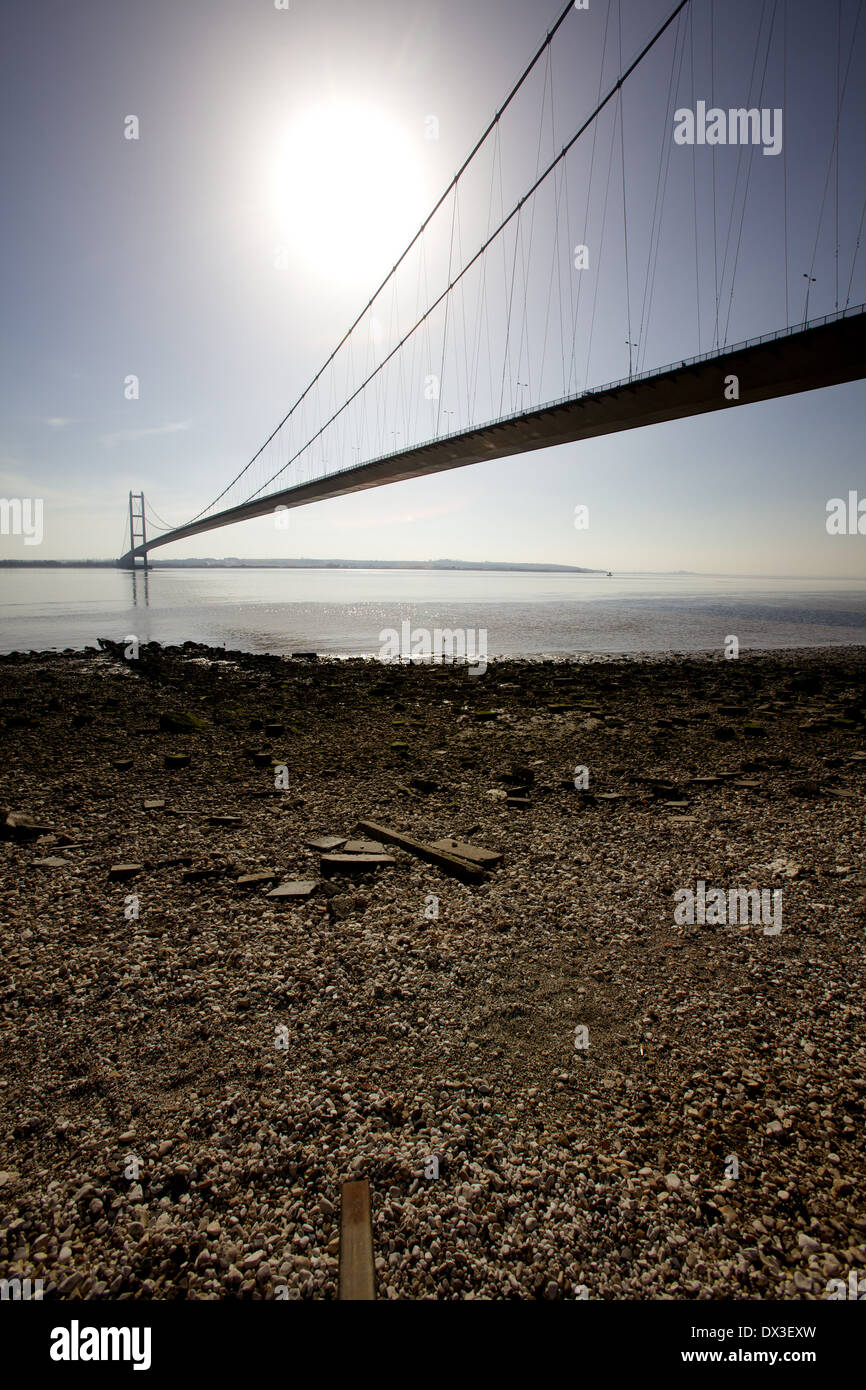 Humber bridge spans hi-res stock photography and images - Alamy