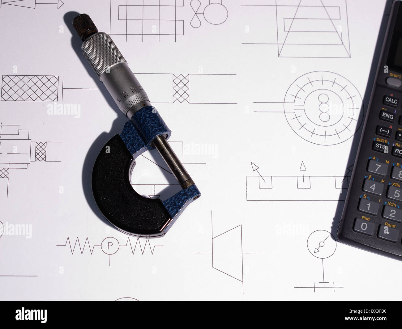 An image showing a precision measuring tool Stock Photo - Alamy