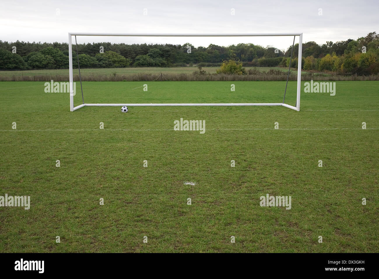 football goal posts Stock Photo - Alamy