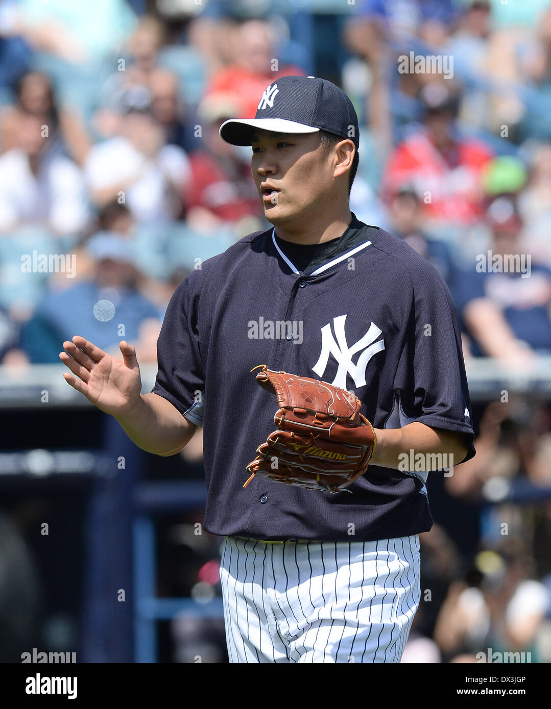 Tampa, Florida, USA. 16th Mar, 2014. Masahiro Tanaka (Yankees) MLB : Masahiro Tanaka of the New ...