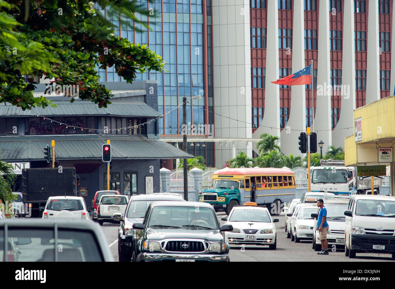 Samoan street hi-res stock photography and images - Alamy