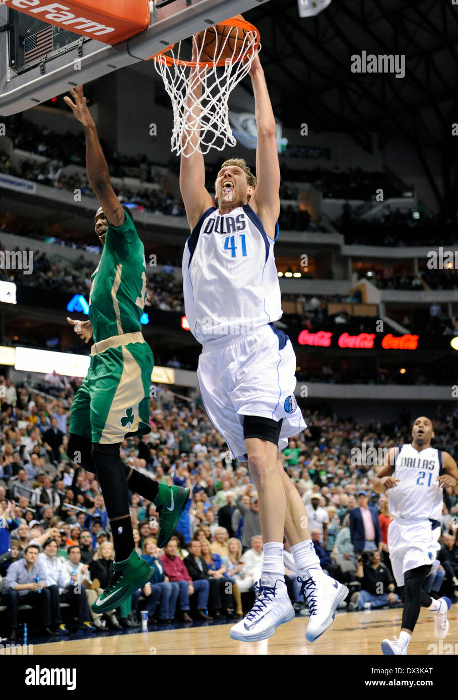 Dallas, TX, USA . 17th Mar, 2014. Dallas Mavericks forward Dirk ...