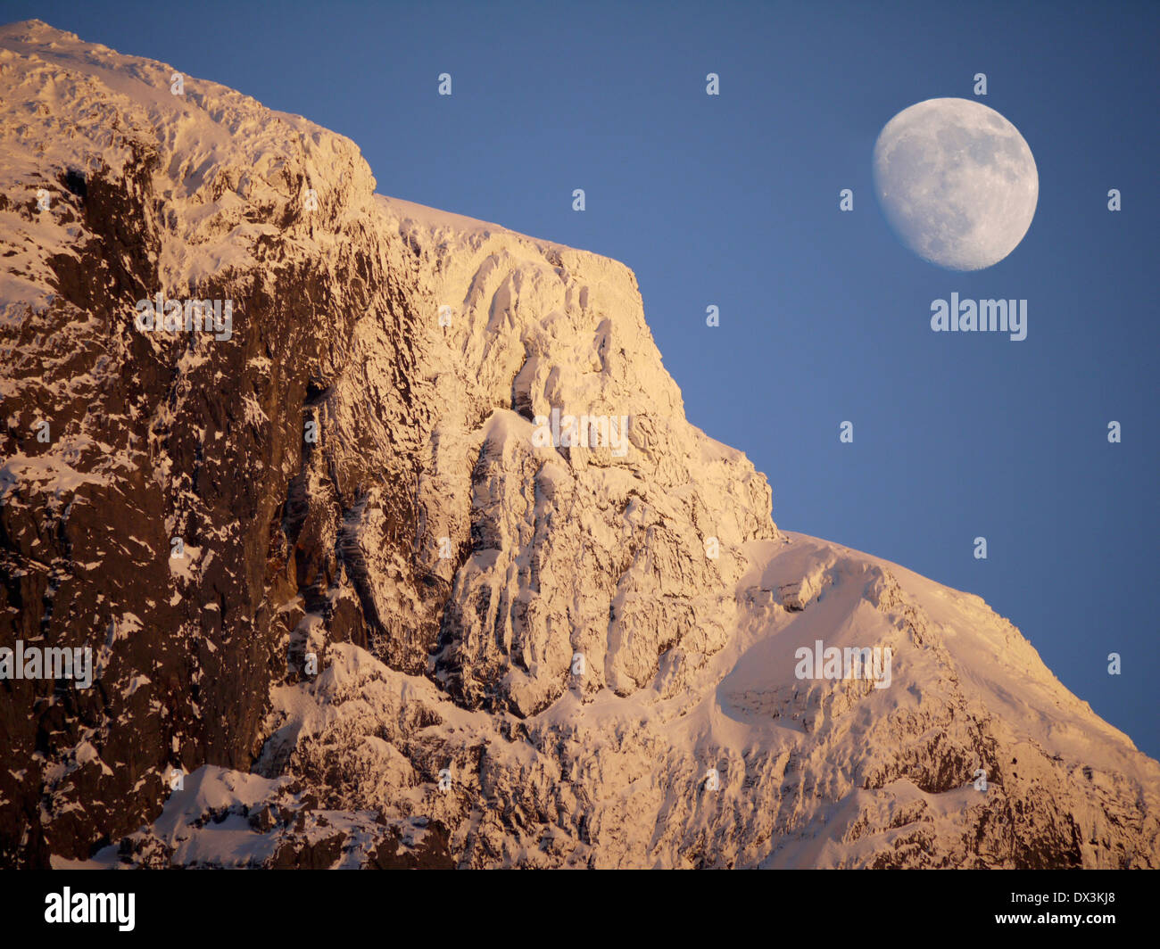 Moon in norway hi-res stock photography and images - Alamy