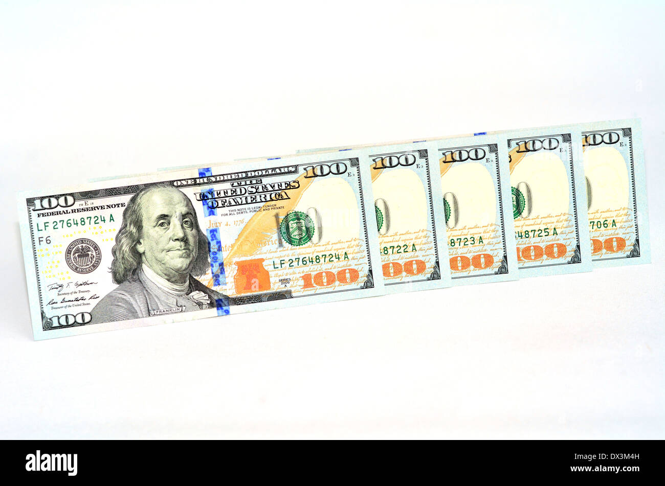 New 100 U S Dollar Banknote High Resolution Stock Photography and ...