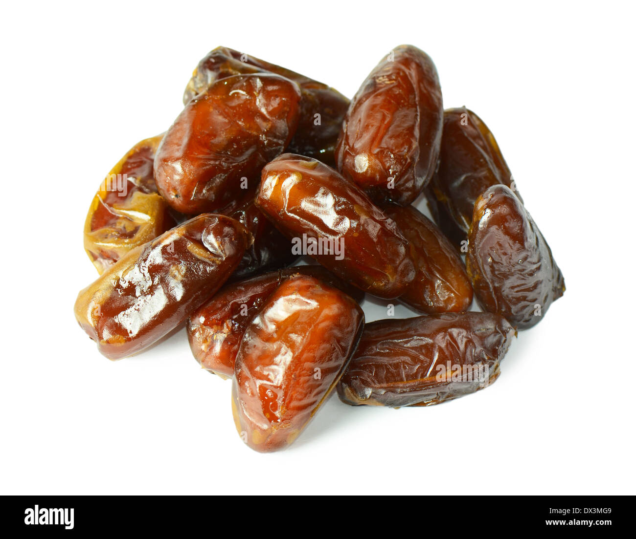 The dates close-up isolated on white background Stock Photo - Alamy