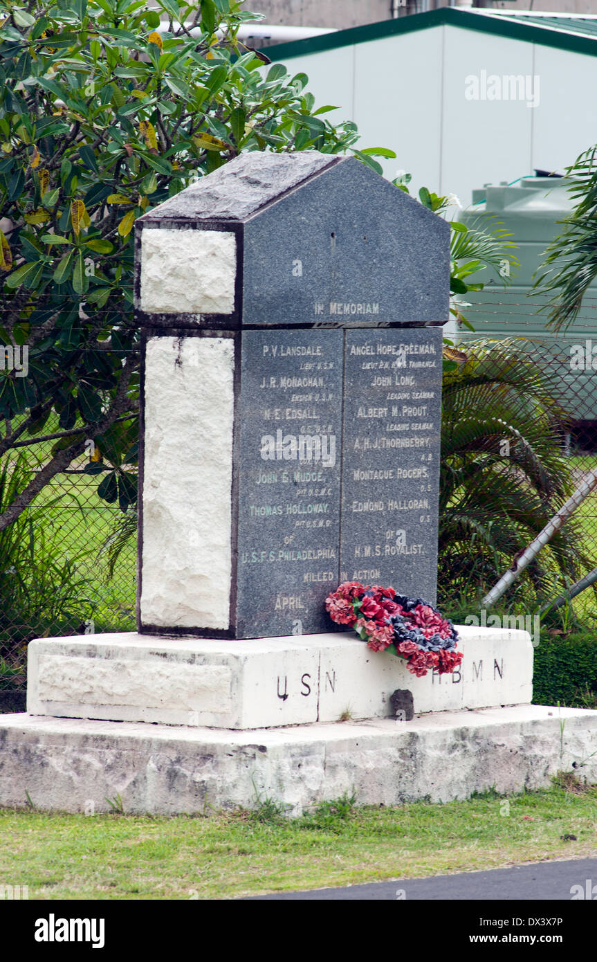 memorial, Mulinu'u Road, Apia, Samoa Stock Photo - Alamy