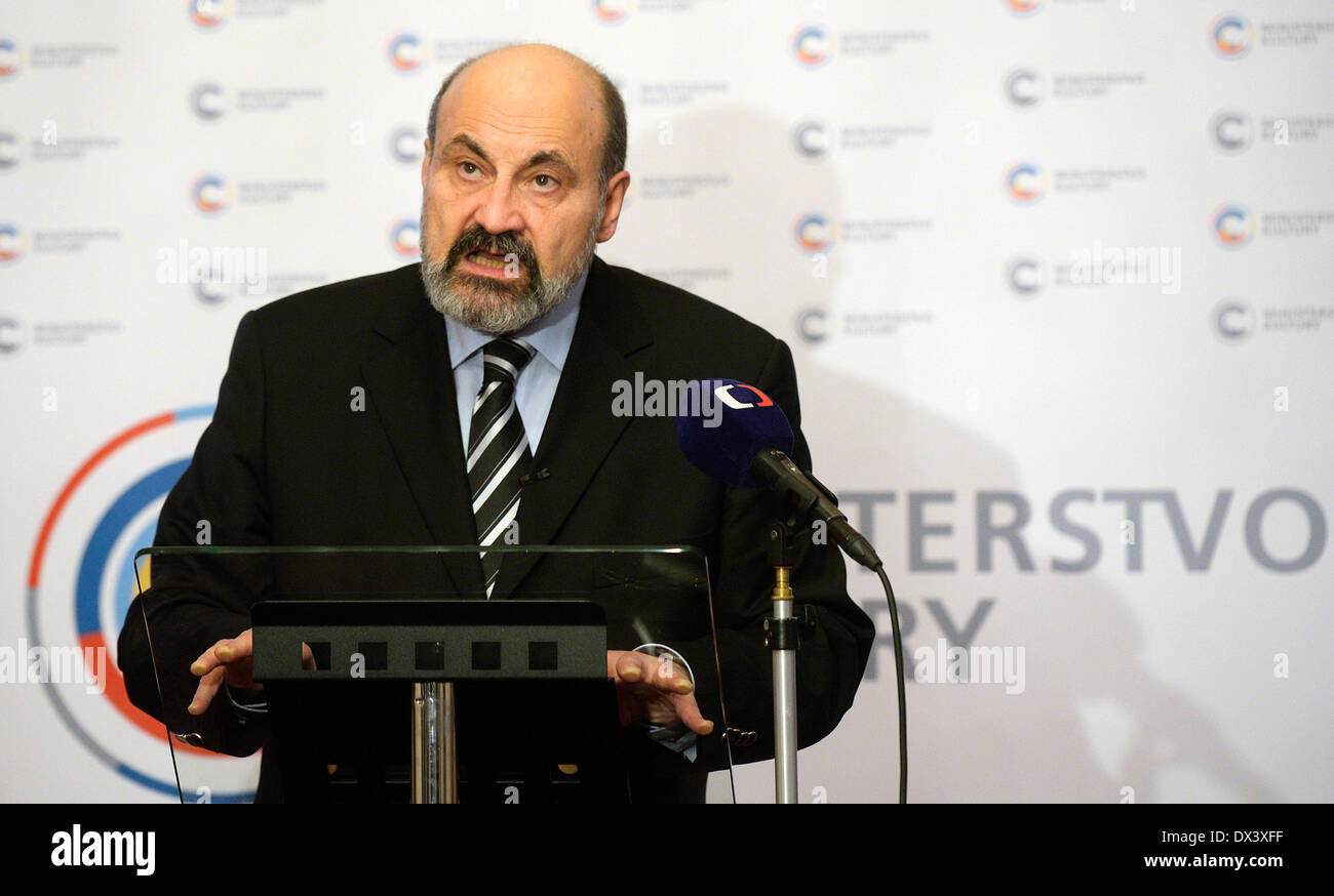 Prague, Czech Republic. 16th Mar, 2014. Czech Roman Catholic priest ...