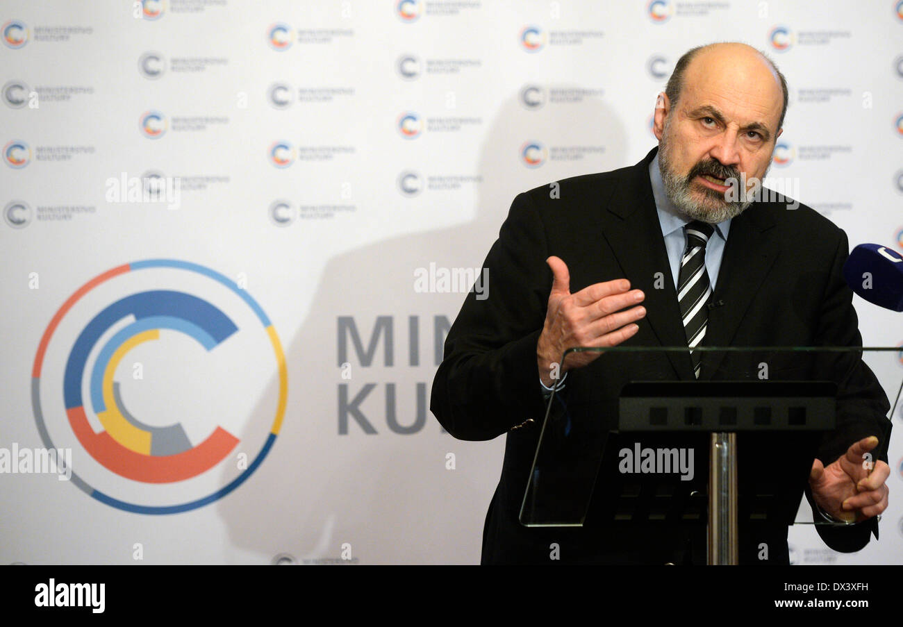 Prague, Czech Republic. 16th Mar, 2014. Czech Roman Catholic priest ...