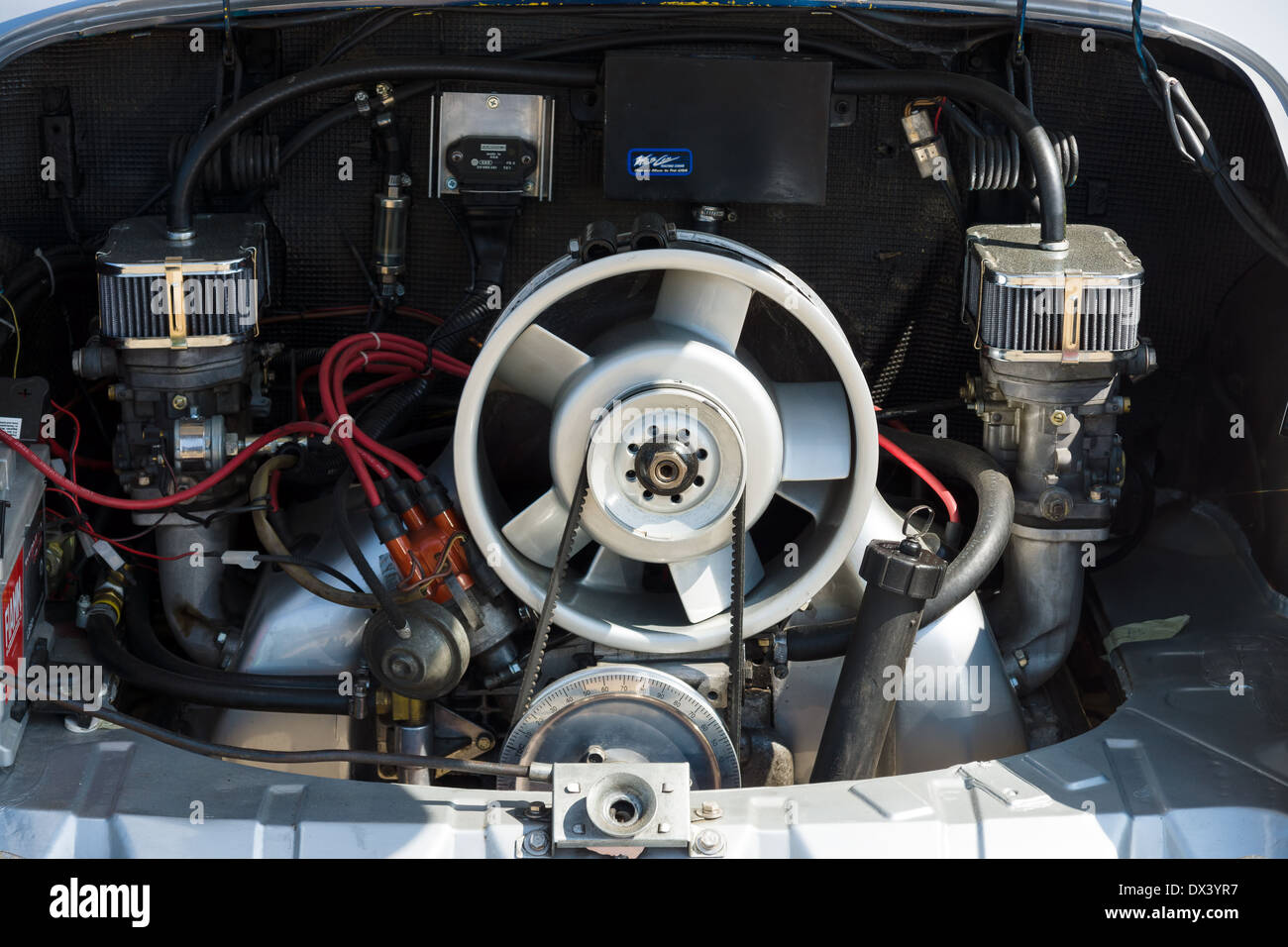 Engine close-up car Auto Union 1000 Sp Coupe Stock Photo - Alamy