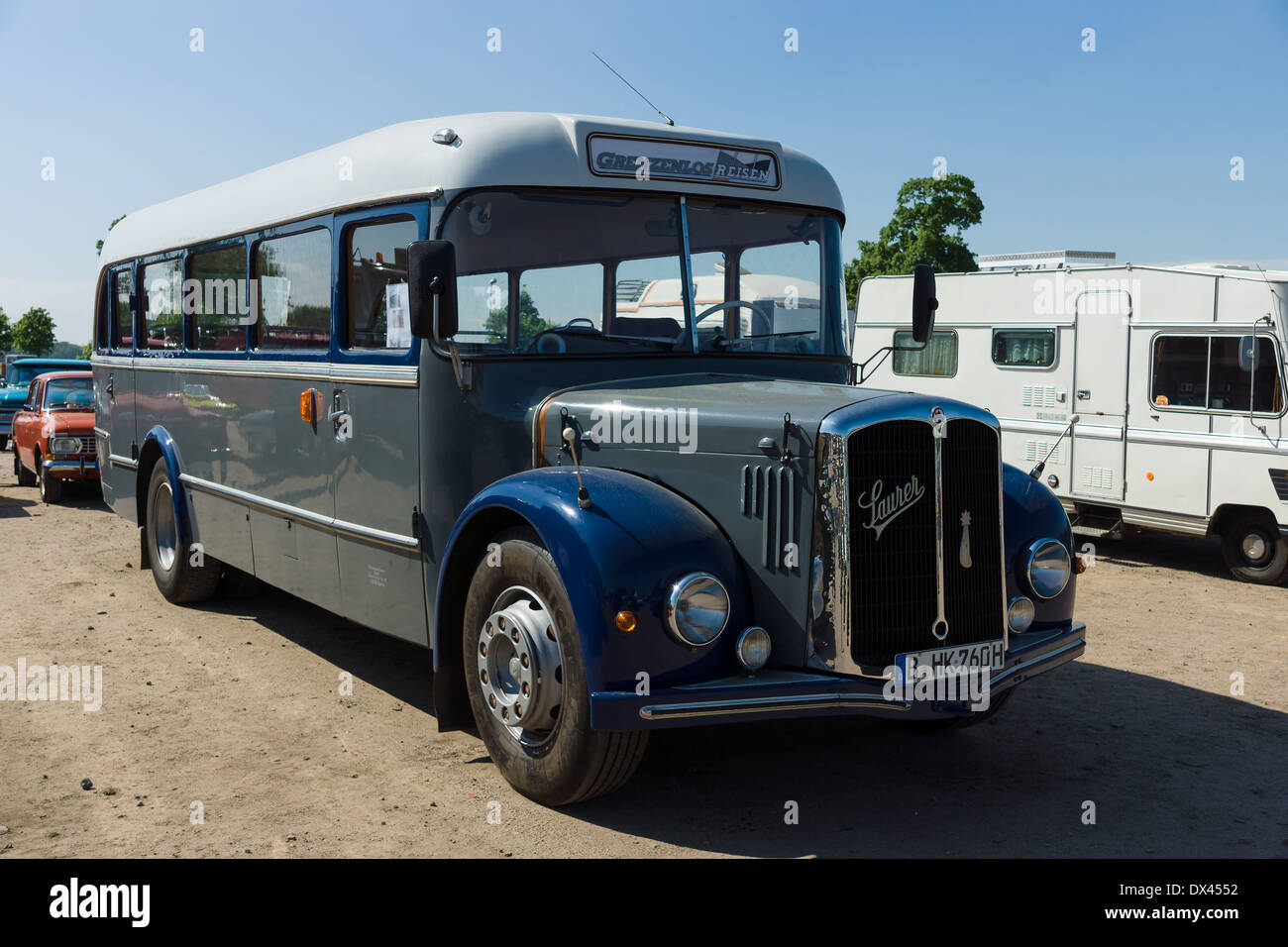 Saurer Oldtimer-Bus, 1959 Stock Photo - Alamy