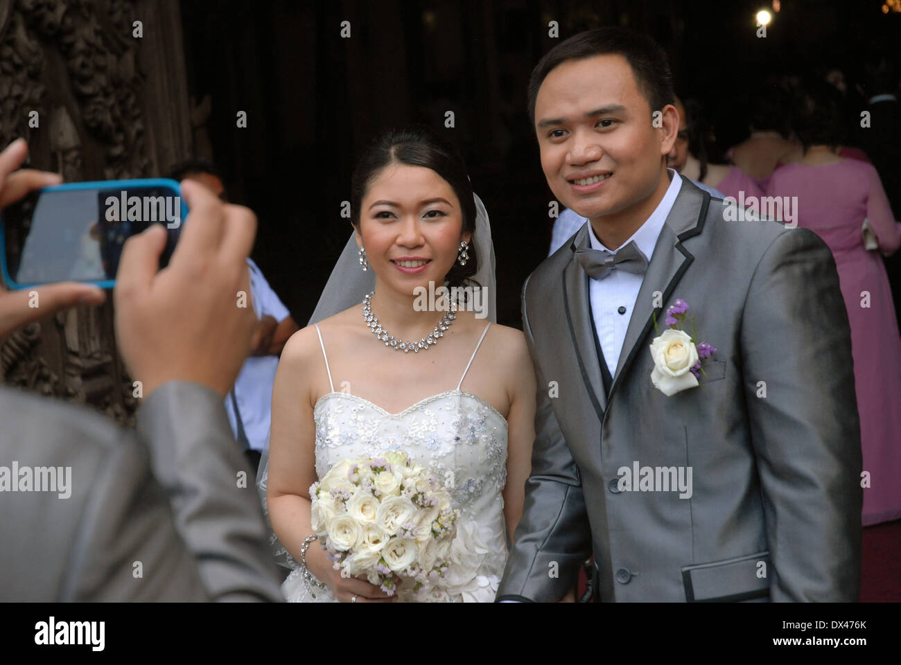 Wedding at the Cathedral of Manila, Beaterio, Intramuros, Manila ...
