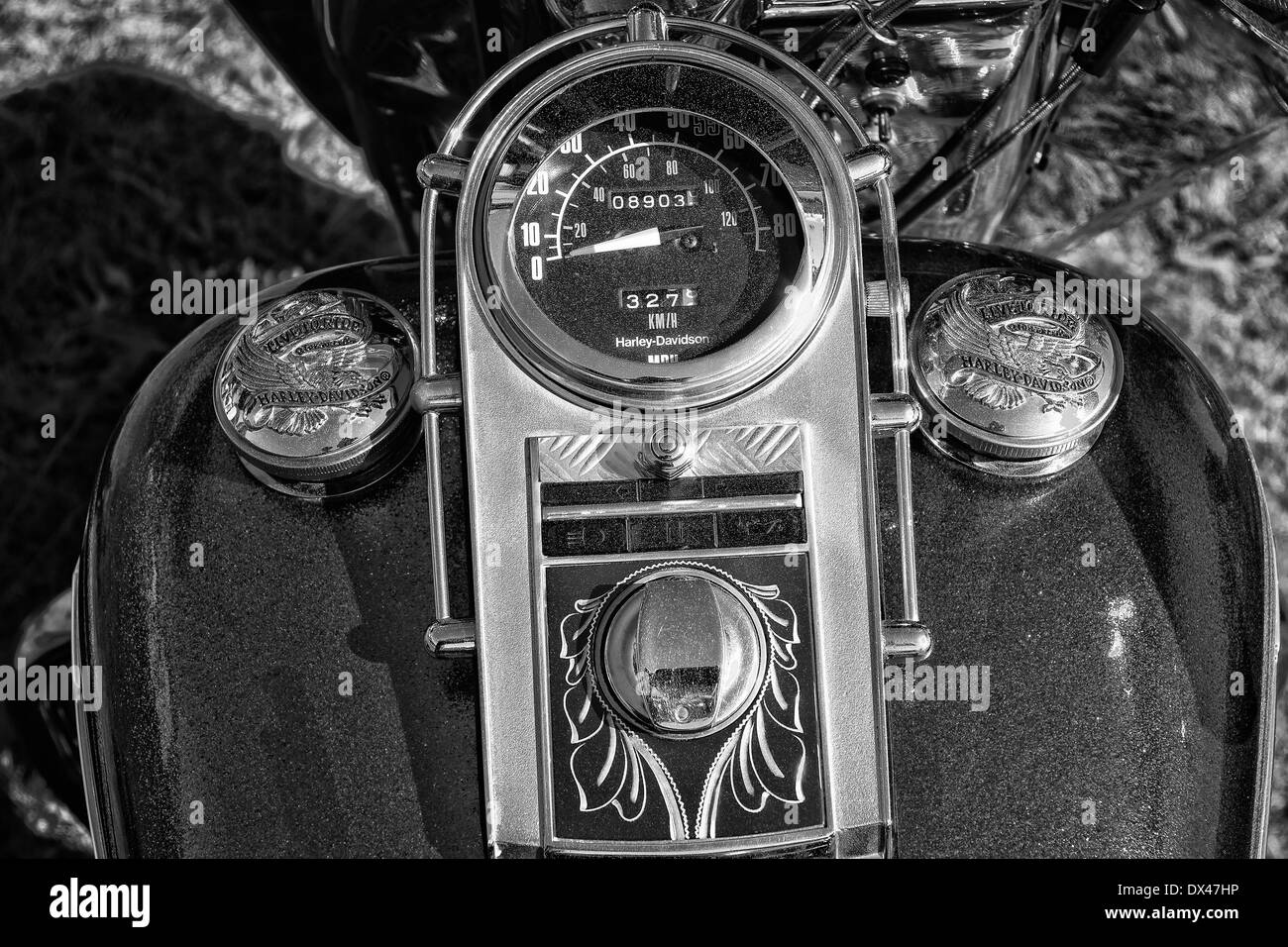 Vintage Harley Speedometer