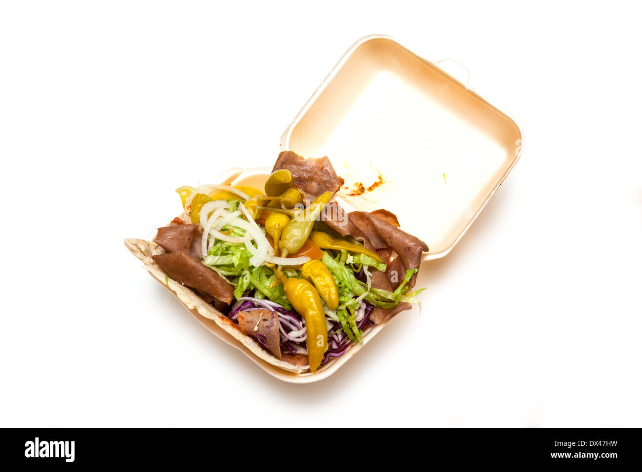 Doner kebab box hi-res stock photography and images - Alamy