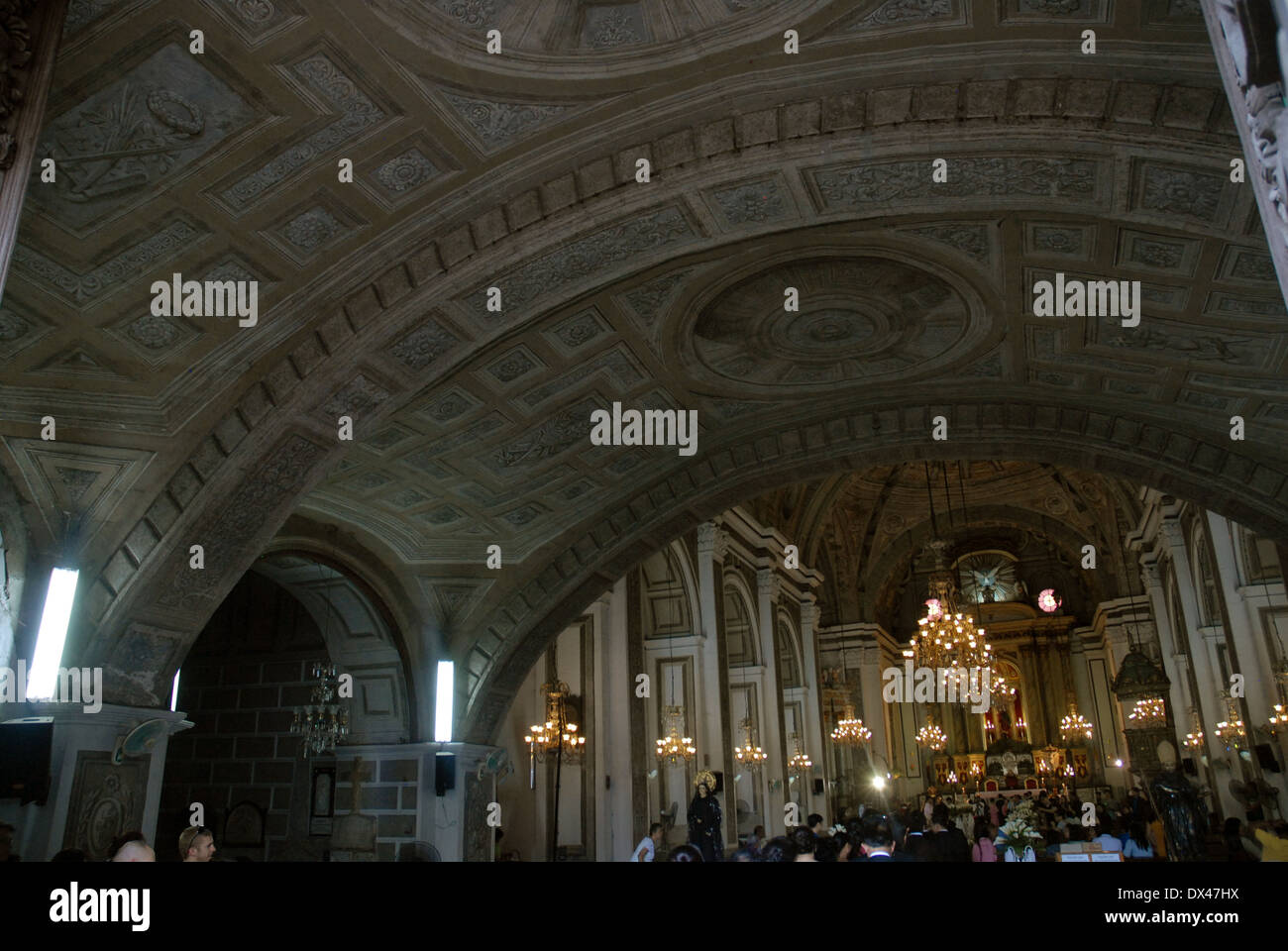 Cathedral of Manila, Beaterio, Intramuros, Manila, Philippines Stock ...