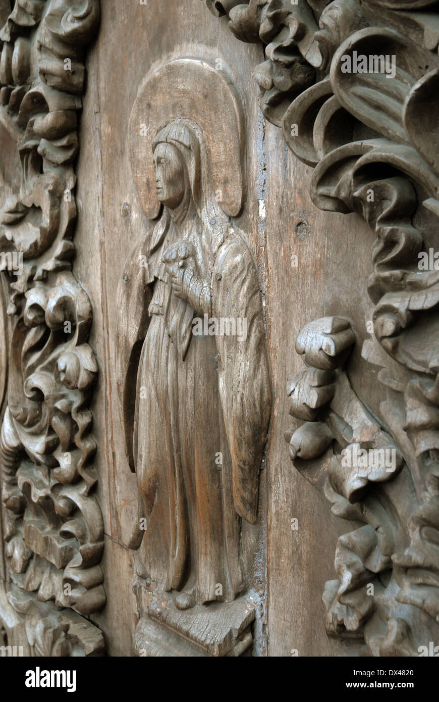 Wooden Door, Cathedral of Manila, Beaterio, Intramuros, Manila ...